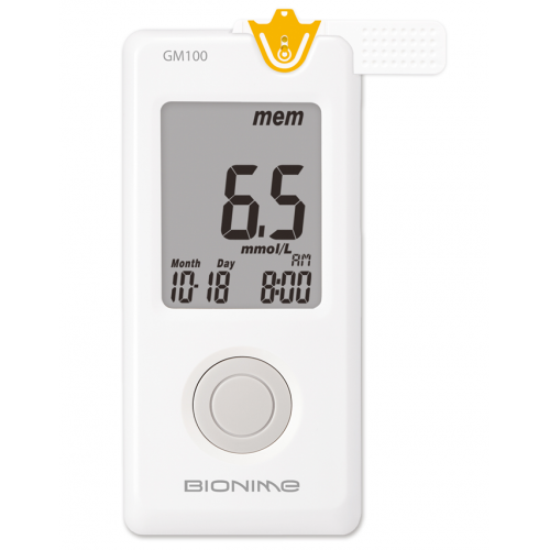 Bionime 100 Blood Glucose Monitor with 10 test strips – White Price in ...